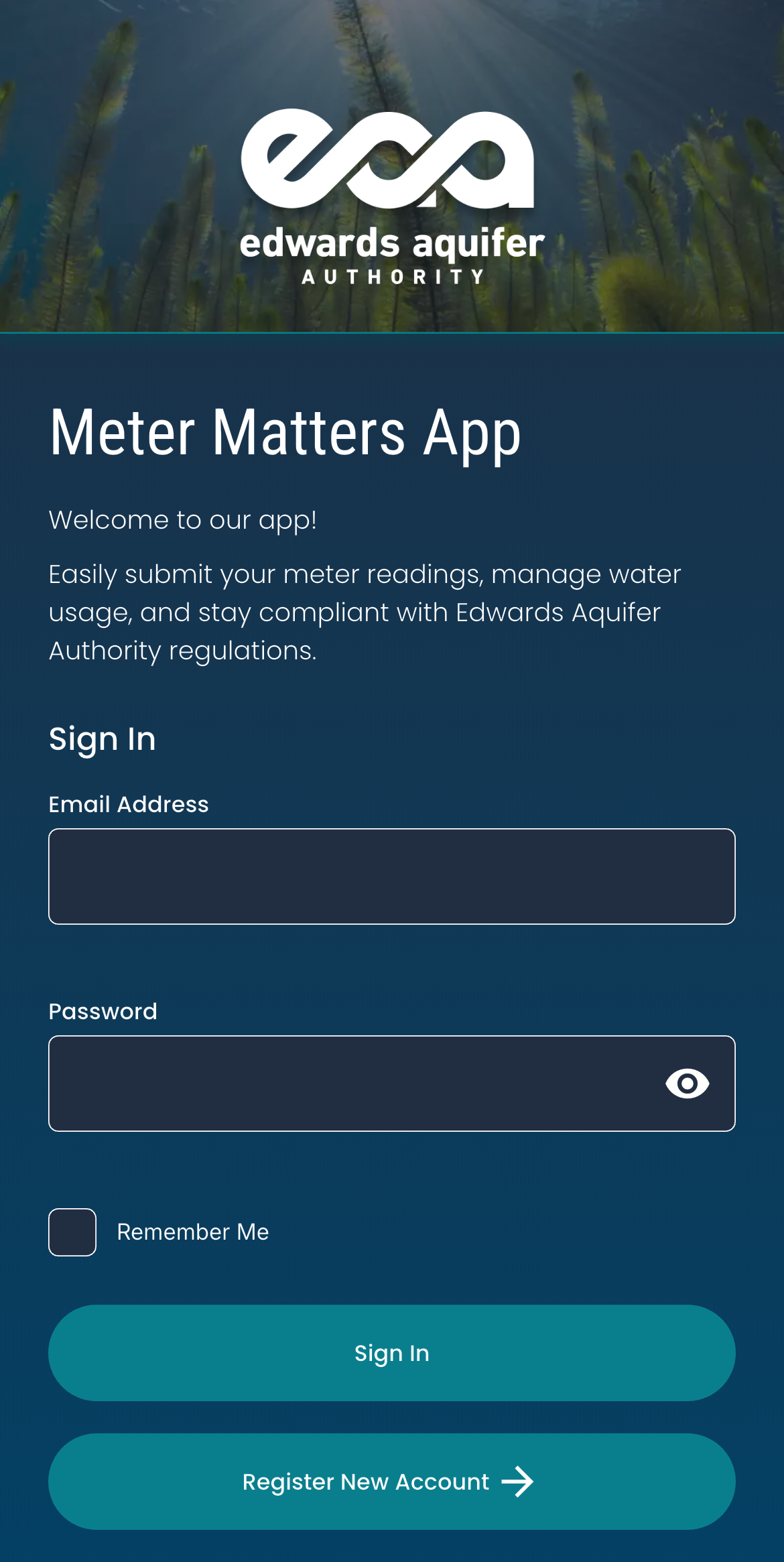 Meter Matters App -Edwards Aquifer Authority
